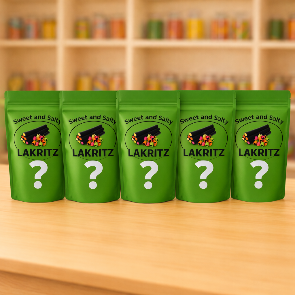 Mystery Lakritz Paket | 5×200 g Überraschung | Sweet & Salty – Sweet ...